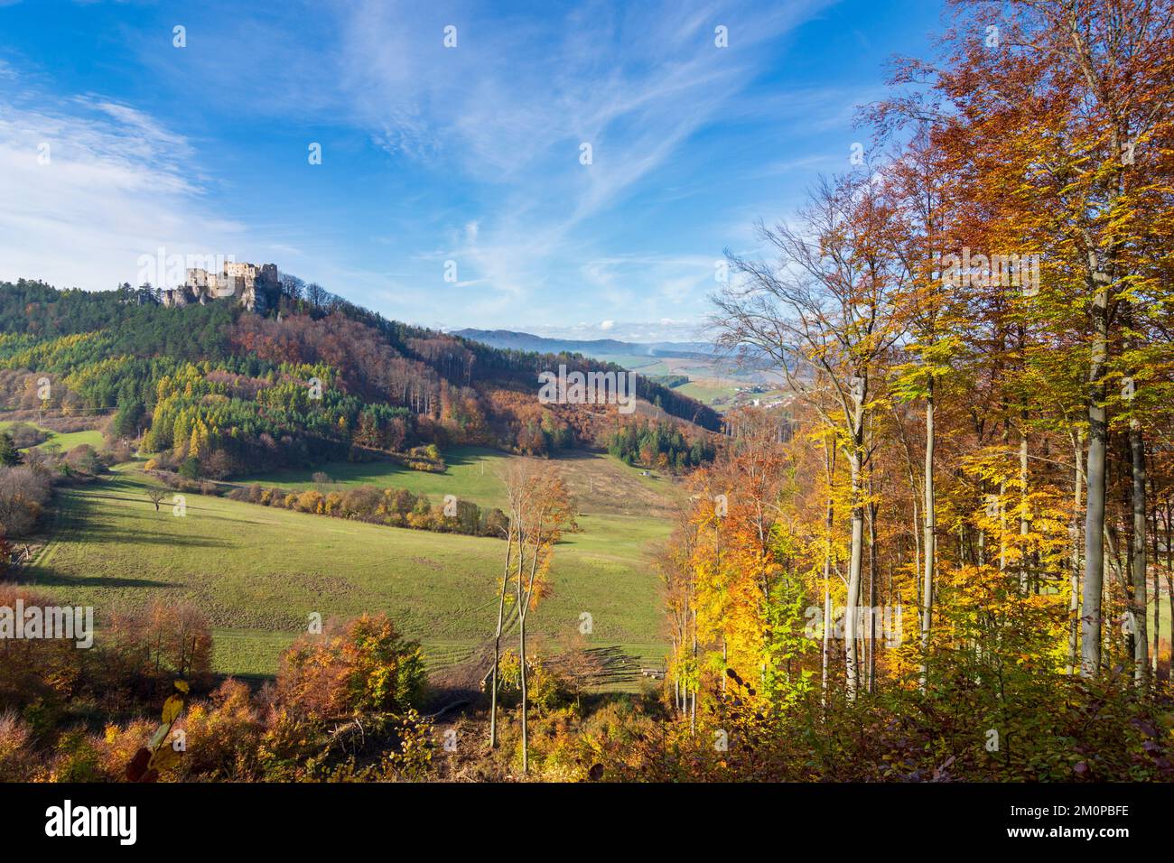 Sulovske skaly (Sulov Rocks): Lietava Castle (Lietavsky hrad) in ...