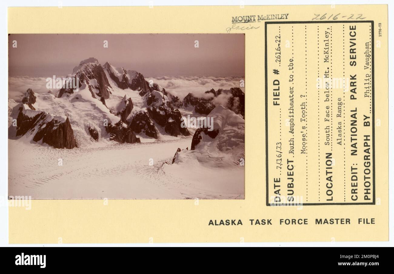 Ruth Amphitheater to the Moose's Tooth. Alaska Task Force Photographs ...