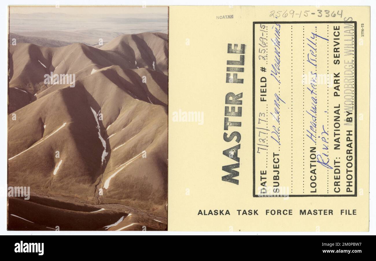 DeLong Mountains. Alaska Task Force Photographs Stock Photo - Alamy