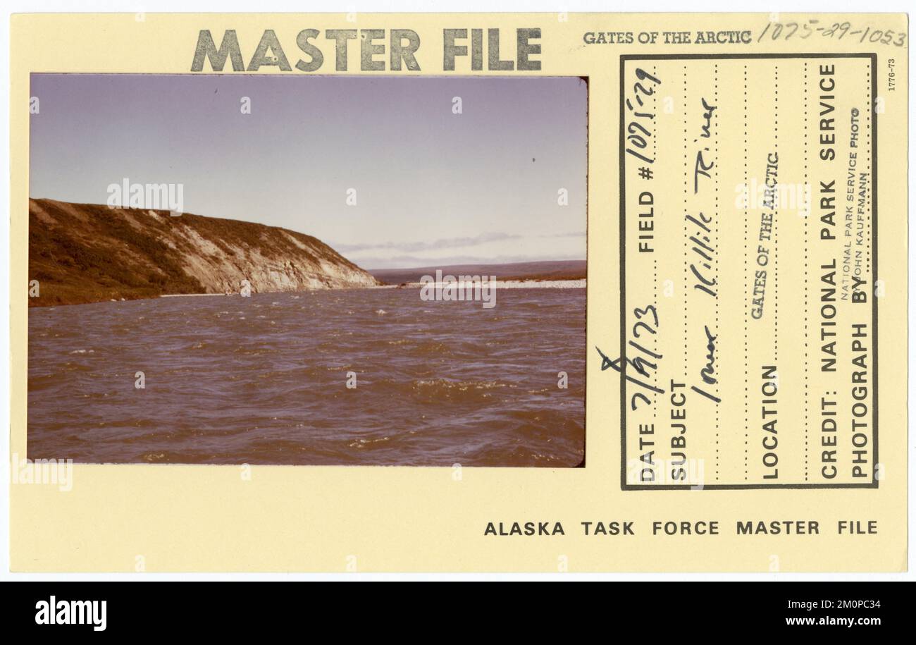 Lower Killik River. Alaska Task Force Photographs Stock Photo - Alamy