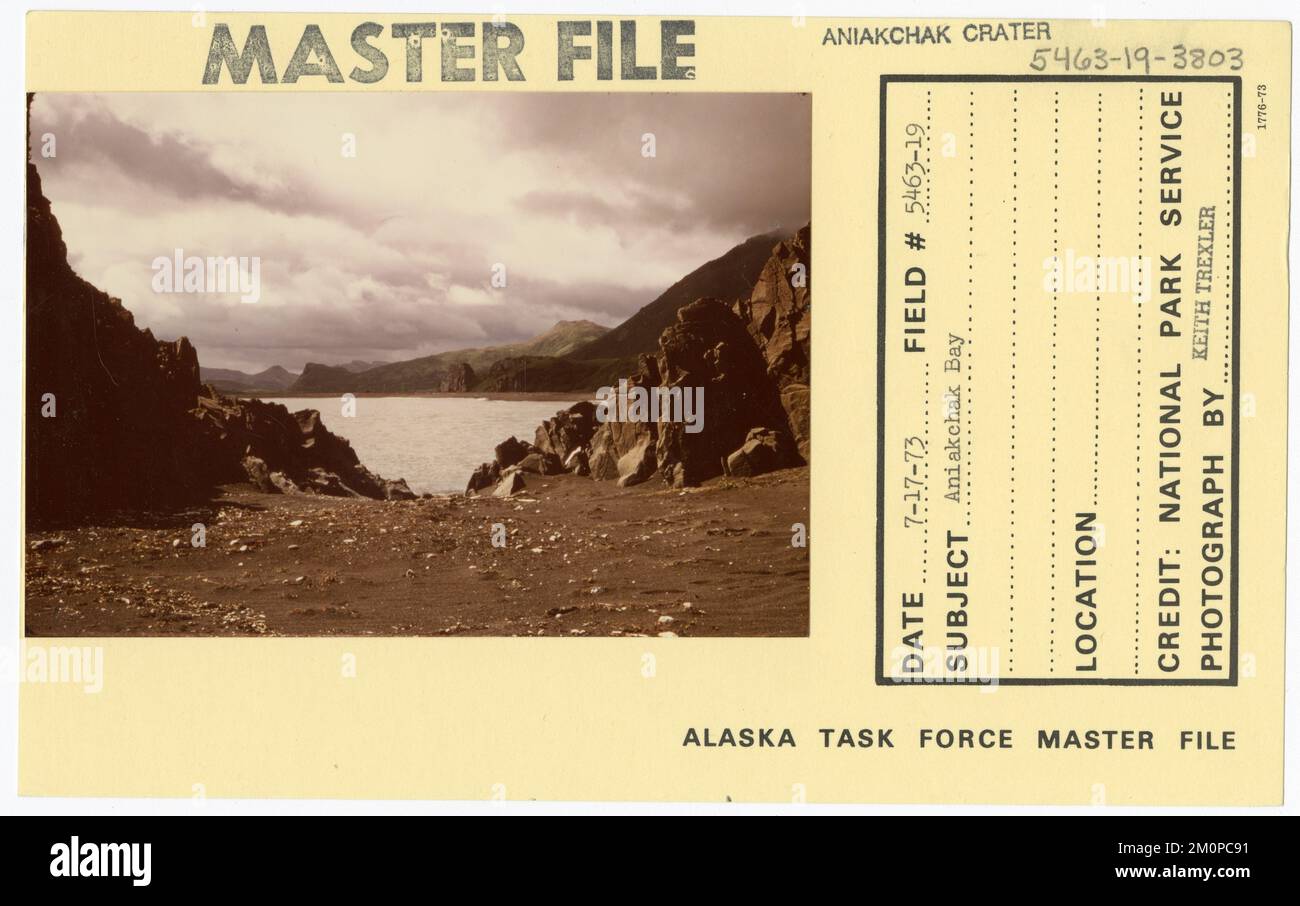 Aniakchak Bay. Alaska Task Force Photographs Stock Photo - Alamy