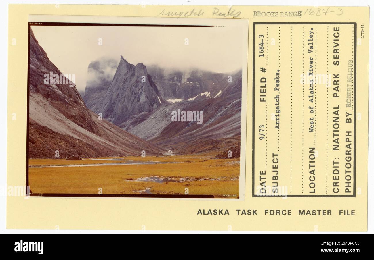 Arrigetch Peaks. Alaska Task Force Photographs Stock Photo - Alamy