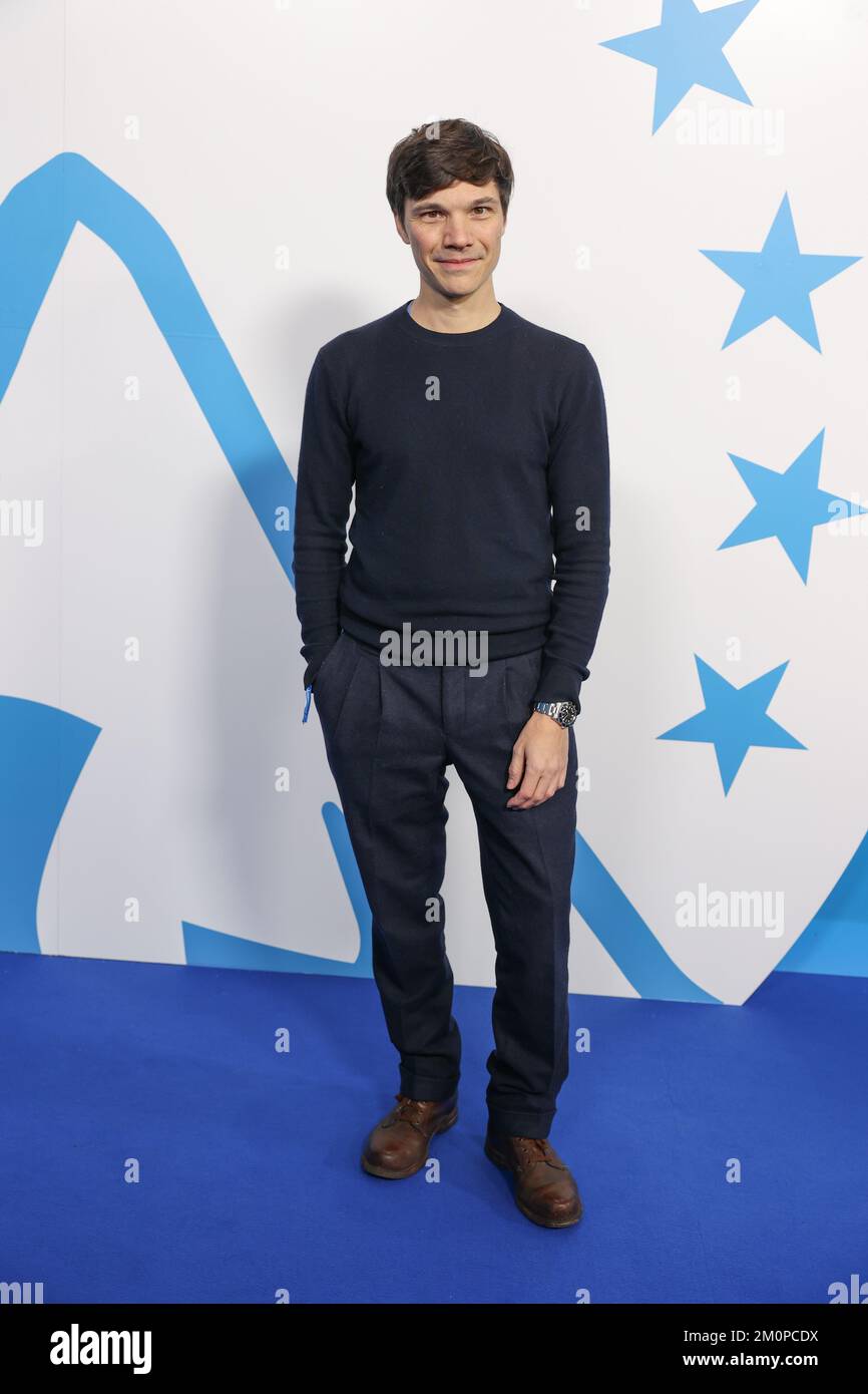 Berlin, Germany. 07th Dec, 2022. Actor Sebastian Urzendowsky joins the Paramount launch event ...