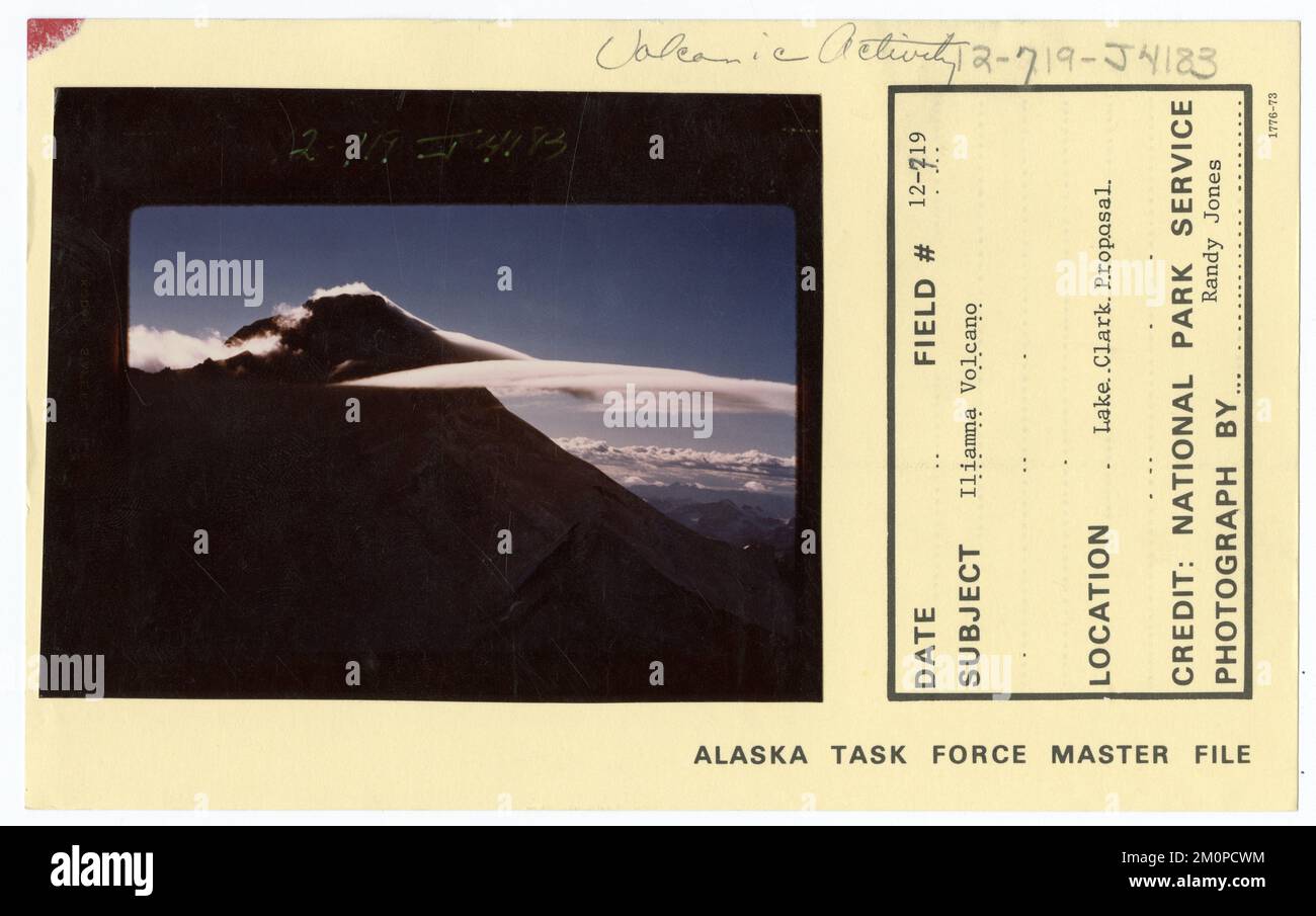 Iliamna Volcano. Alaska Task Force Photographs Stock Photo - Alamy