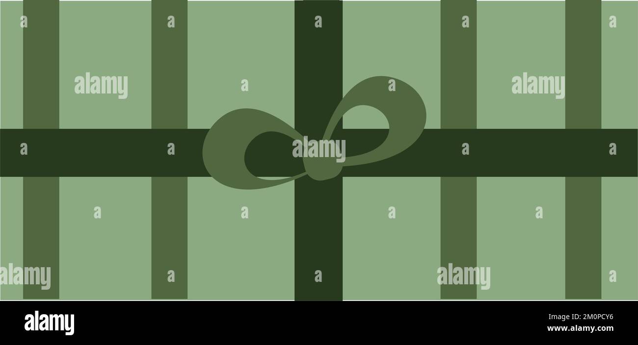 Top view of an isolated christmas present Vector Stock Vector Image ...