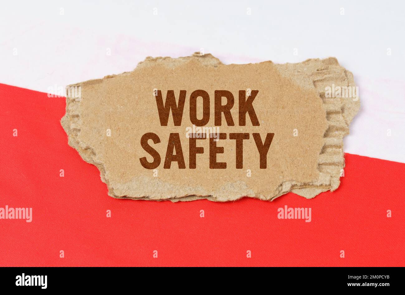 Business and finance concept. Against the background of the Polish flag ...