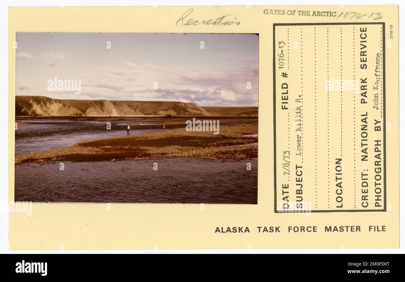 Lower Killik River. Alaska Task Force Photographs Stock Photo - Alamy