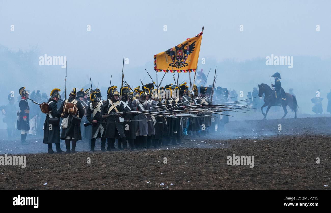 Reconstitution de la bataille d'austerlitz hi-res stock photography and ...