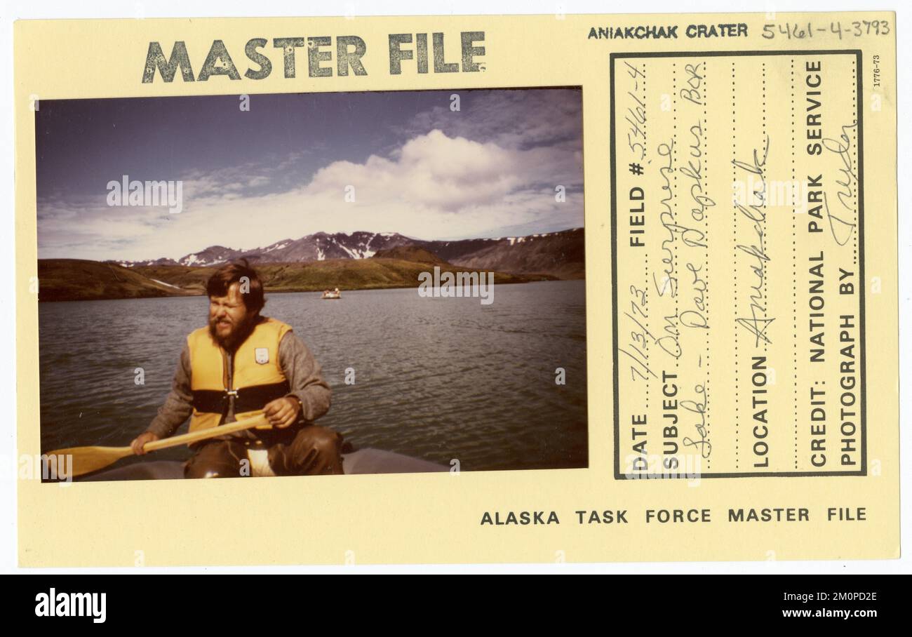 On Surprise Lake - Dave Dapkus BOR. Alaska Task Force Photographs Stock ...