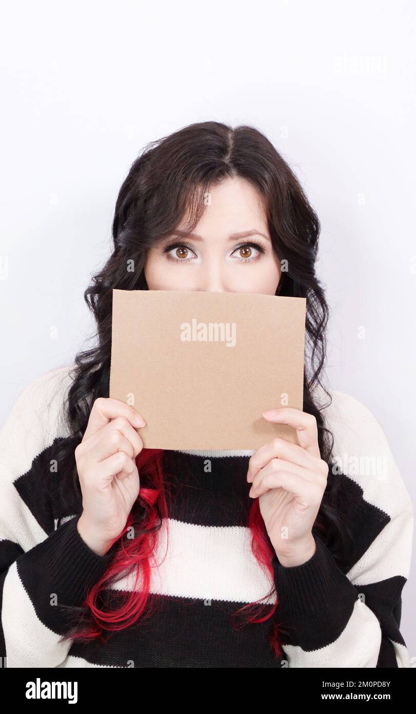 Woman placard women hi-res stock photography and images - Alamy