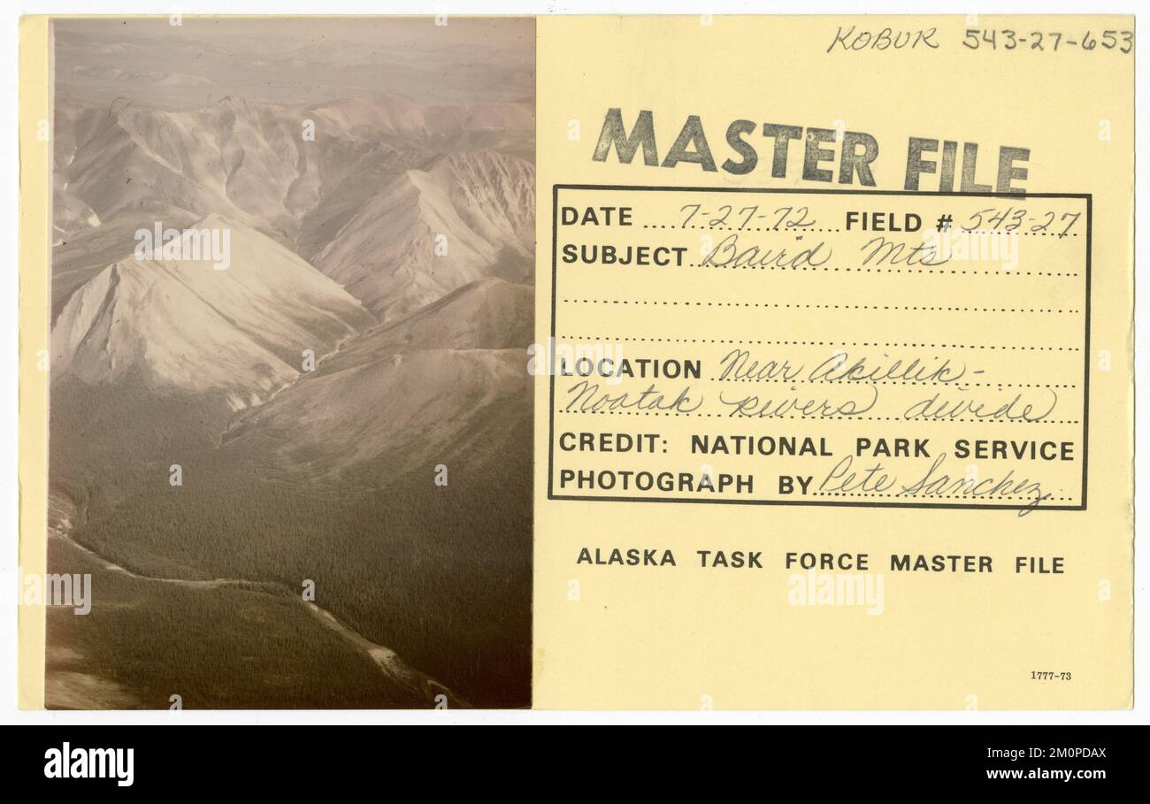 Baird Mountains. Alaska Task Force Photographs Stock Photo - Alamy