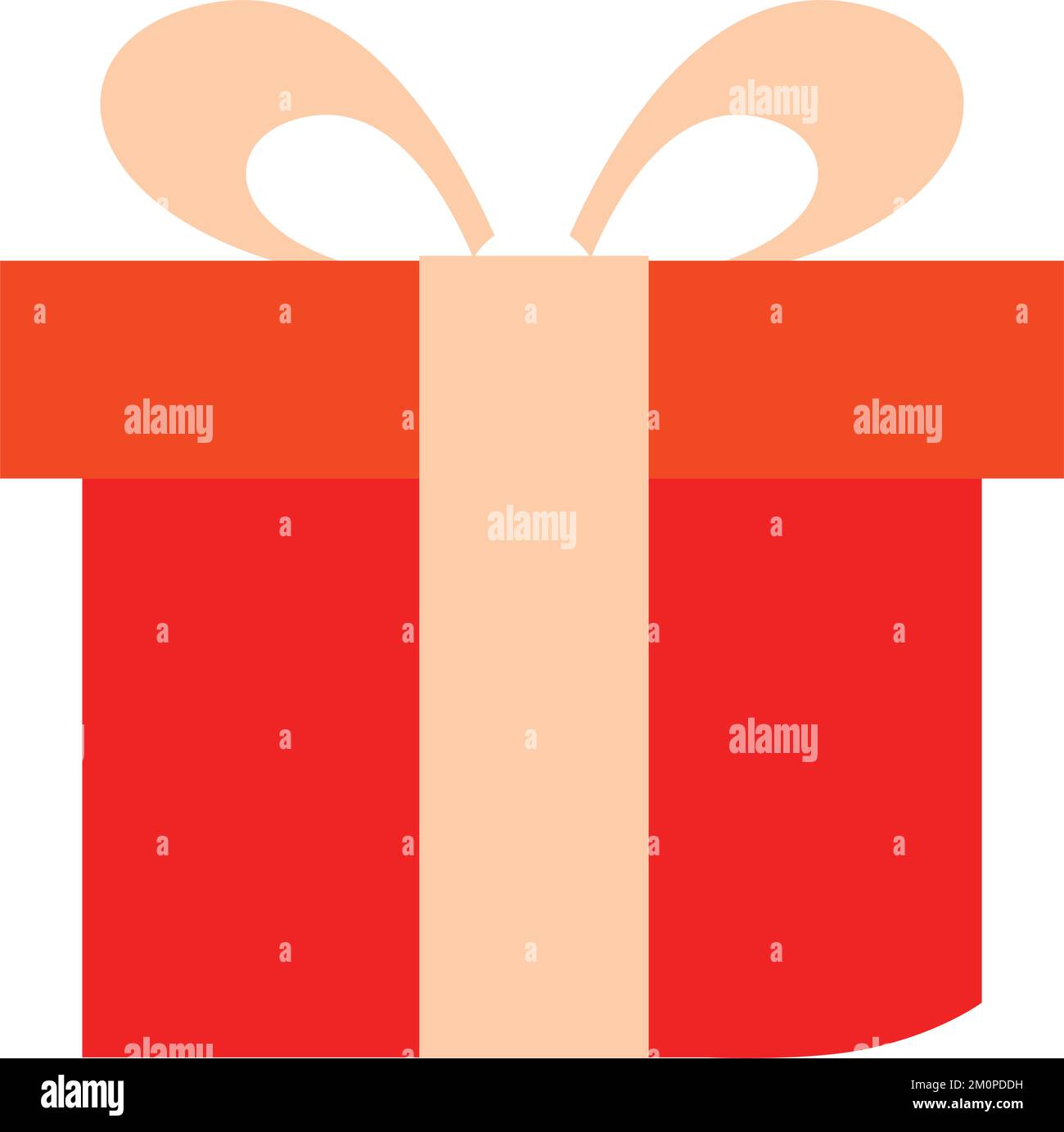 Cartoonish style isolated christmas present icon Vector Stock Vector ...