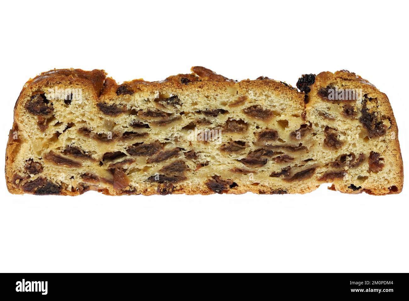 Bremer Klaben, a type of Stollen from Bremen, Germany, isolated on ...