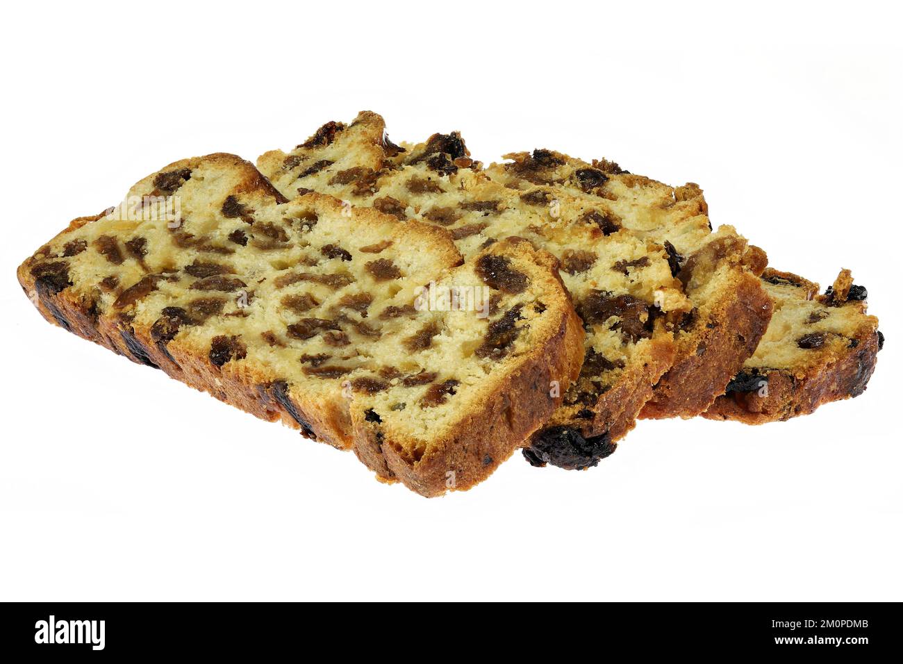 Bremer Klaben, a type of Stollen from Bremen, Germany, isolated on ...