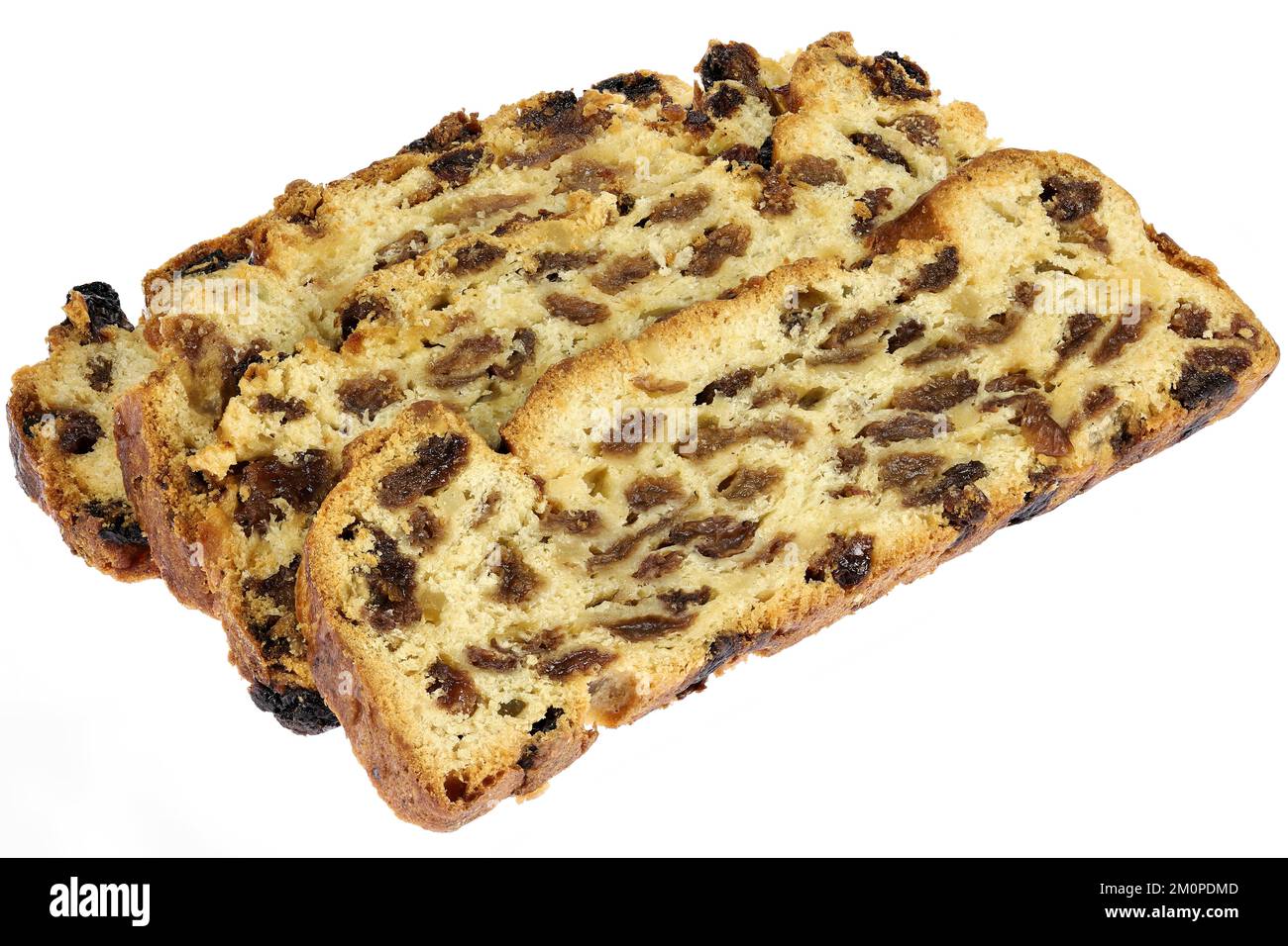 Bremer Klaben, a type of Stollen from Bremen, Germany, isolated on ...