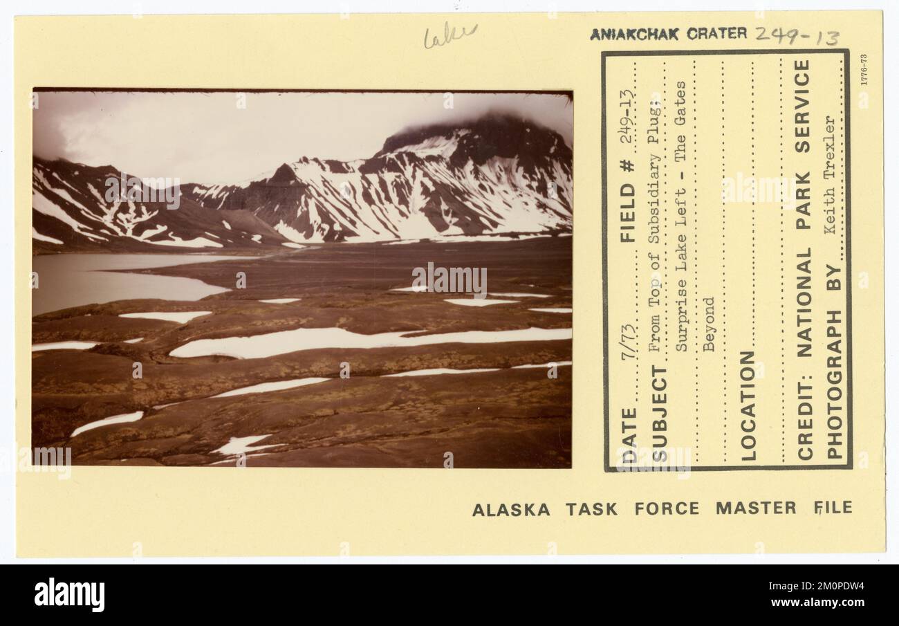 Evening, Long Lake. Alaska Task Force Photographs Stock Photo - Alamy