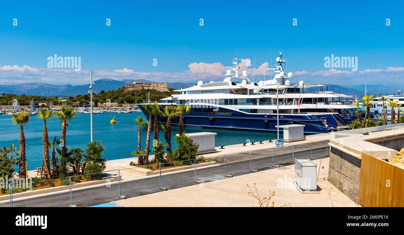 Antibes port vauban hi-res stock photography and images - Alamy