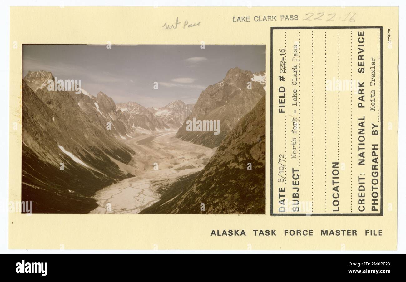 North Fork - Lake Clark Pass. Alaska Task Force Photographs Stock Photo ...