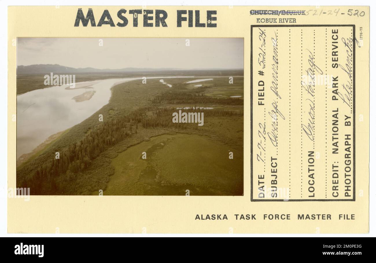 Overlap panorama. Alaska Task Force Photographs Stock Photo - Alamy