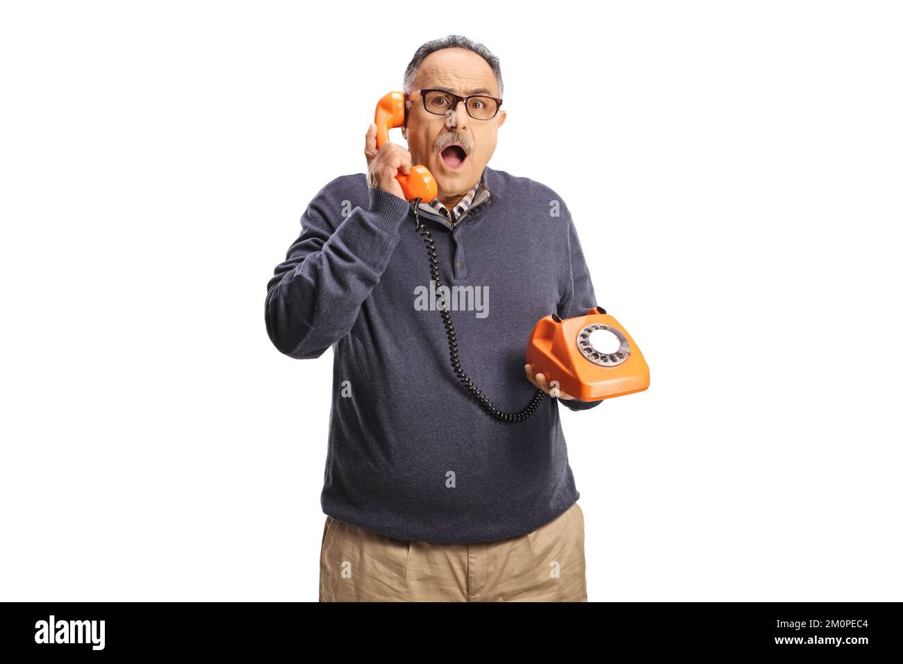 Person using rotary dial phone hi-res stock photography and images - Alamy