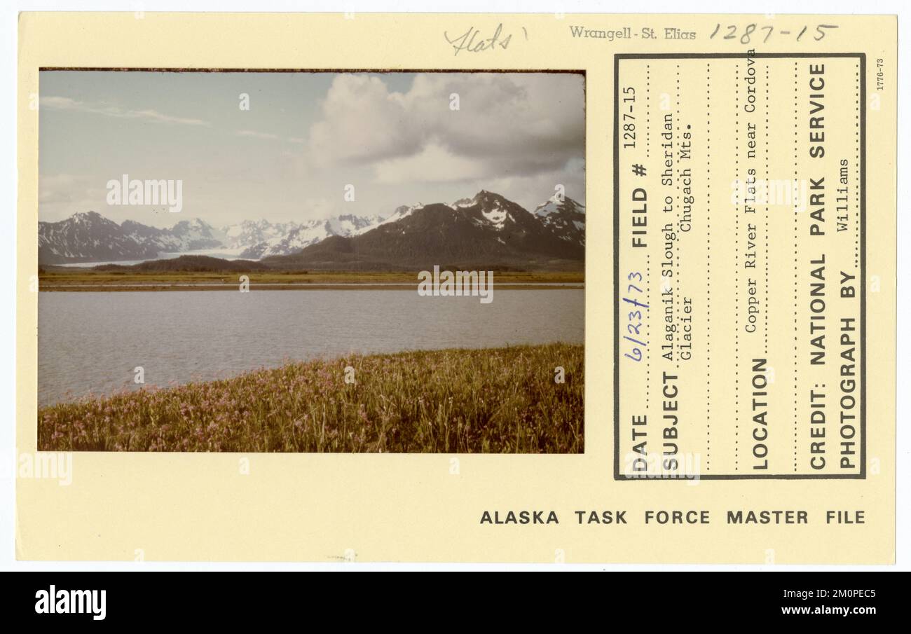 Alaganik Slough to Sheridan Glacier Chugach Mountains. Alaska Task ...