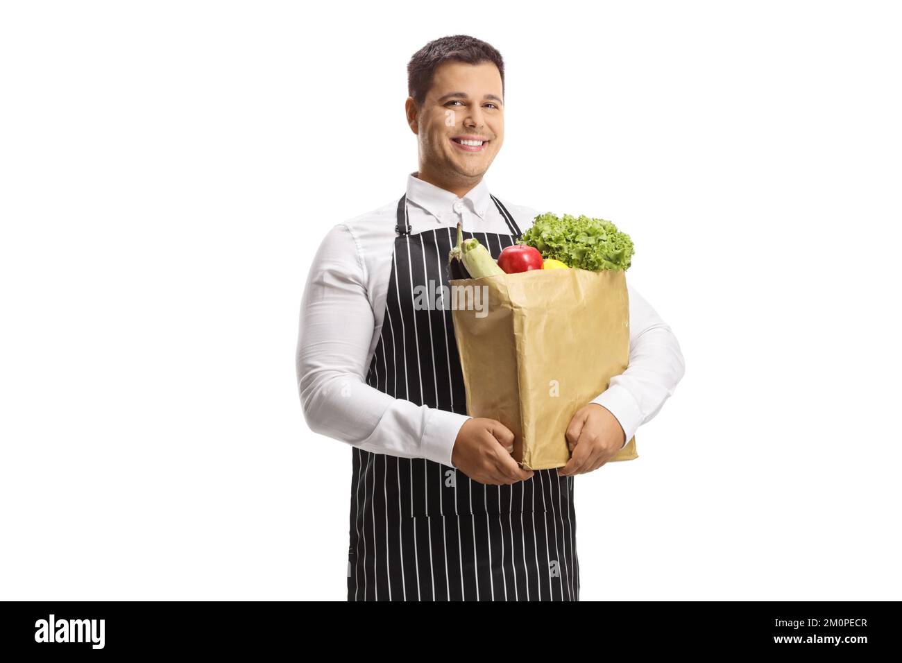 Grocery shopping apron hi-res stock photography and images - Alamy
