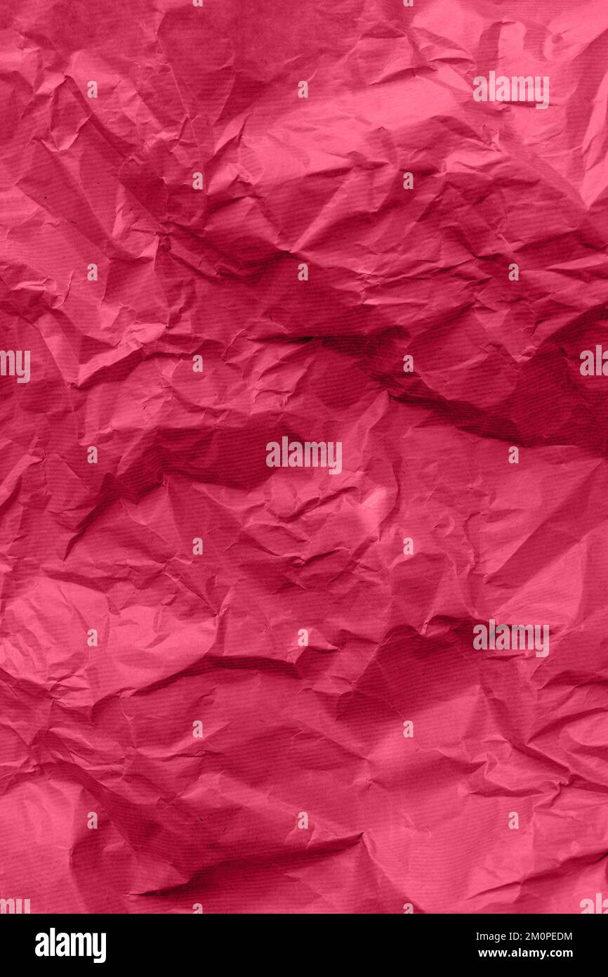 Textured paper background. Recycled paper, crumpled paper, red toned ...