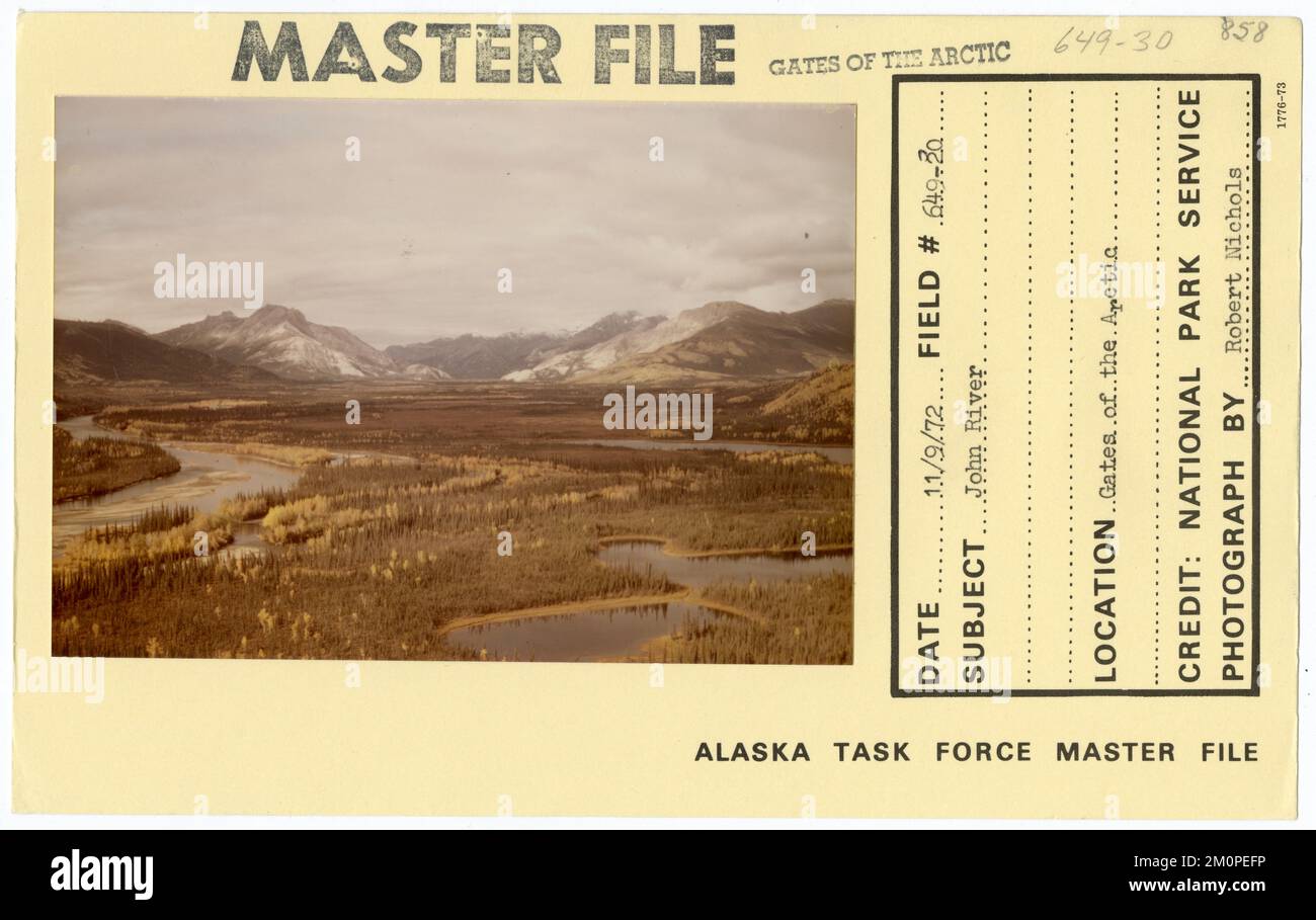 John River. Alaska Task Force Photographs Stock Photo - Alamy