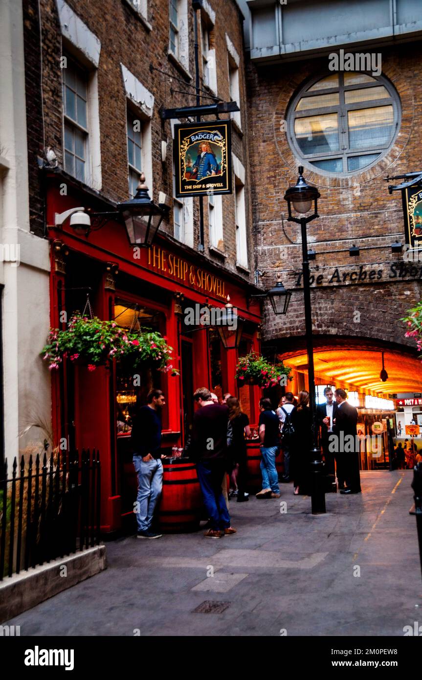 Victorian pub in Craven Passage, Charing Cross, London Stock Photo - Alamy