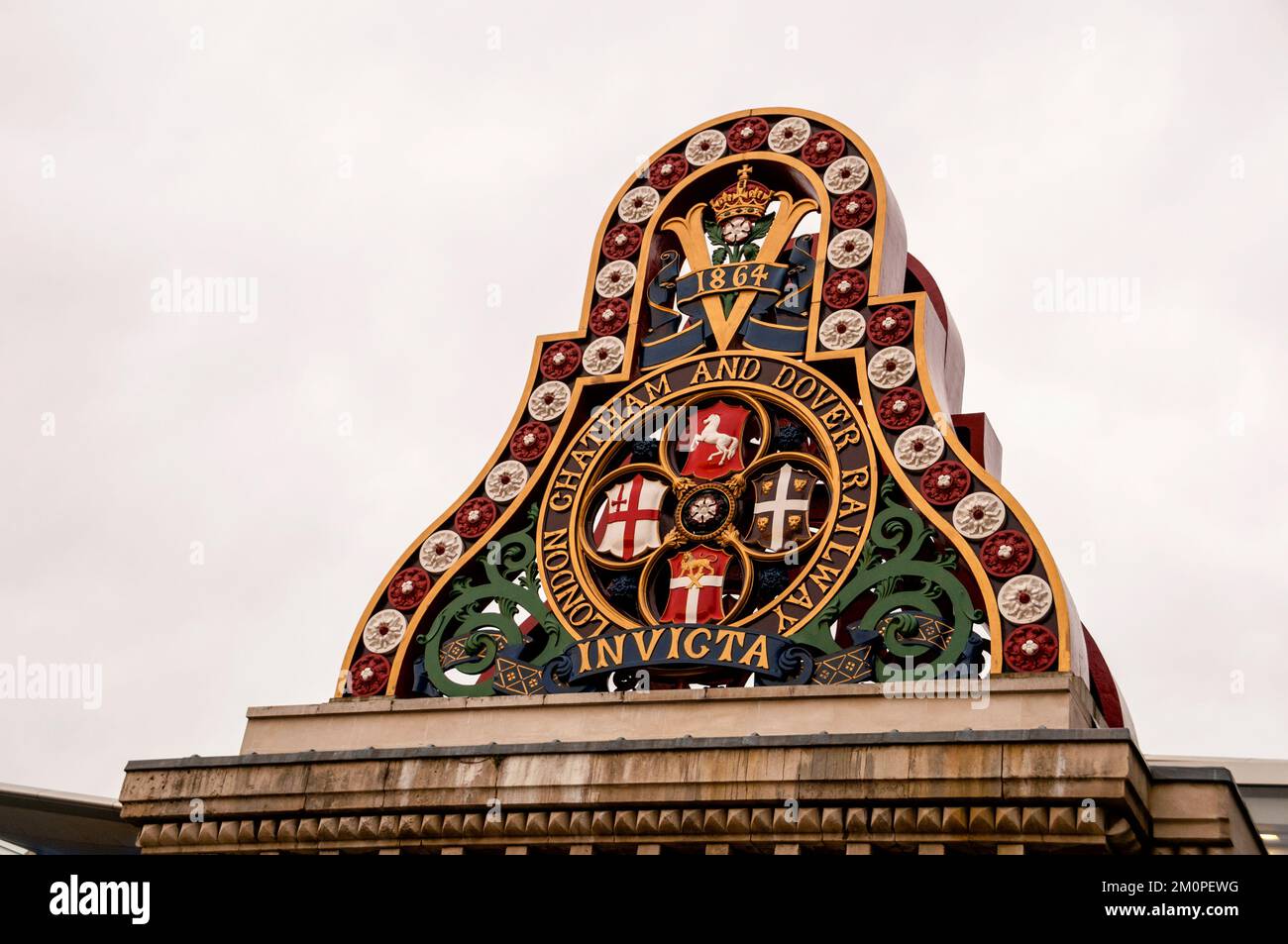The Insignia of the London Chatham and Dover Railway in London, England ...