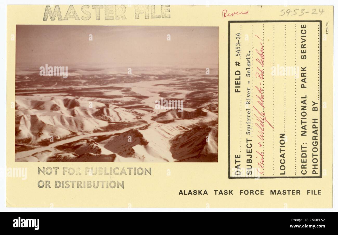 Squirrel River - Selawik. Alaska Task Force Photographs Stock Photo - Alamy
