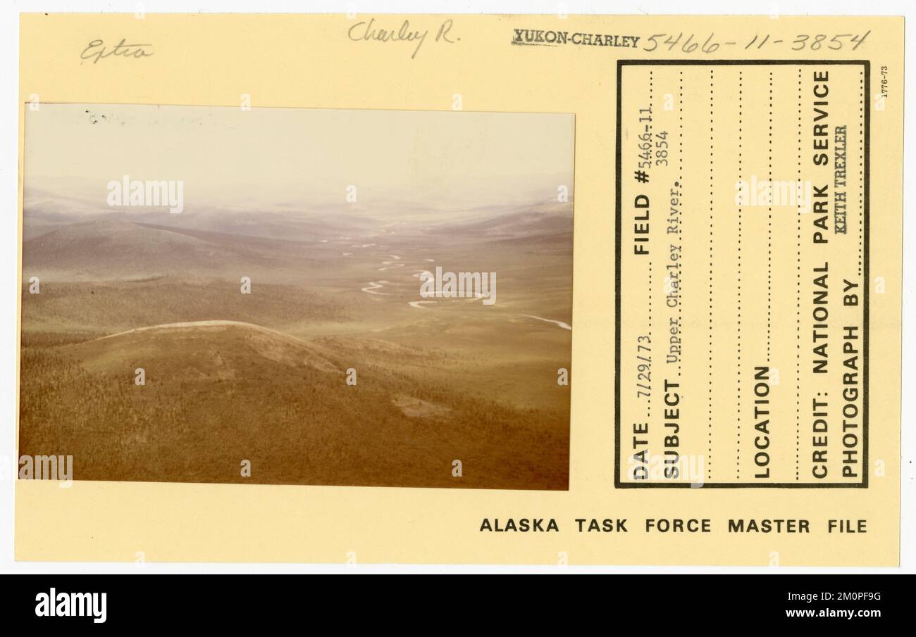 Upper Charley River. Alaska Task Force Photographs Stock Photo - Alamy