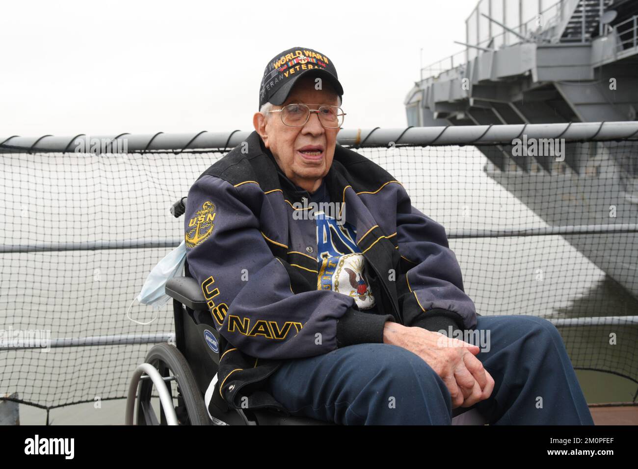 New York, NY on December 7, 2022. Frank Fumo, a World War II veteran on ...