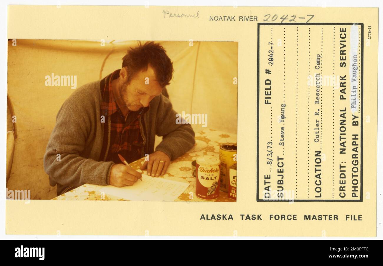 Steve Young. Alaska Task Force Photographs Stock Photo - Alamy