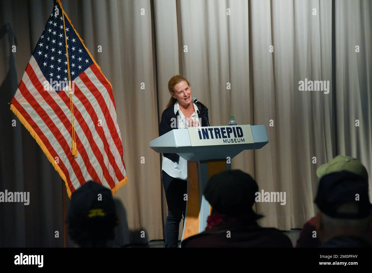 New York, NY on December 7, 2022. Intrepid Museum President Susan ...