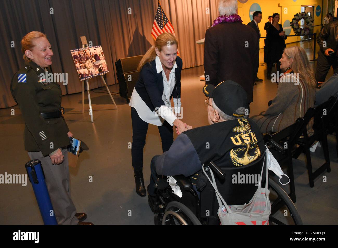 New York, NY on December 7, 2022. Intrepid Museum President Susan ...
