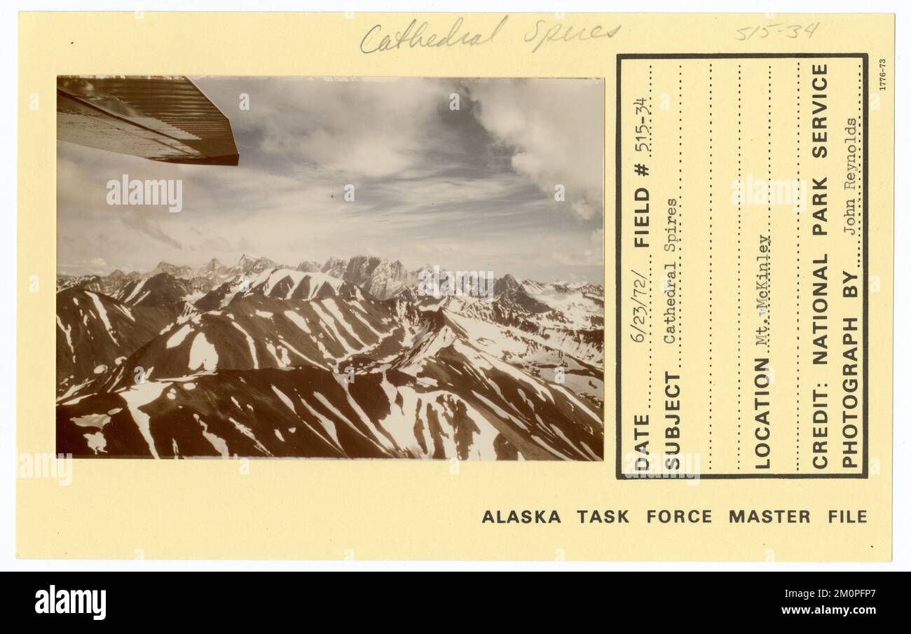 Cathedral Spires. Alaska Task Force Photographs Stock Photo - Alamy