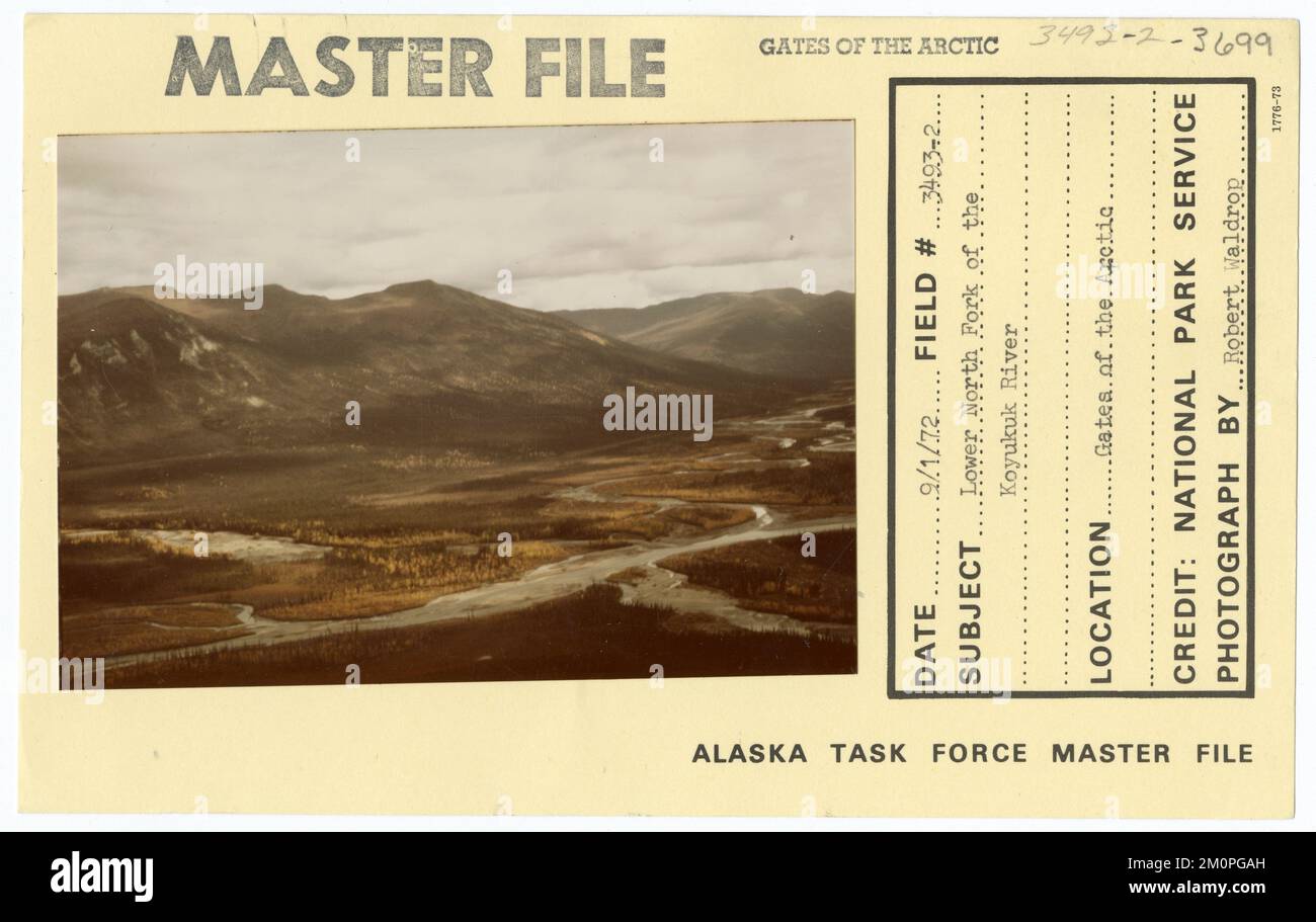 Lower North Fork of the Koyukuk River. Alaska Task Force Photographs ...