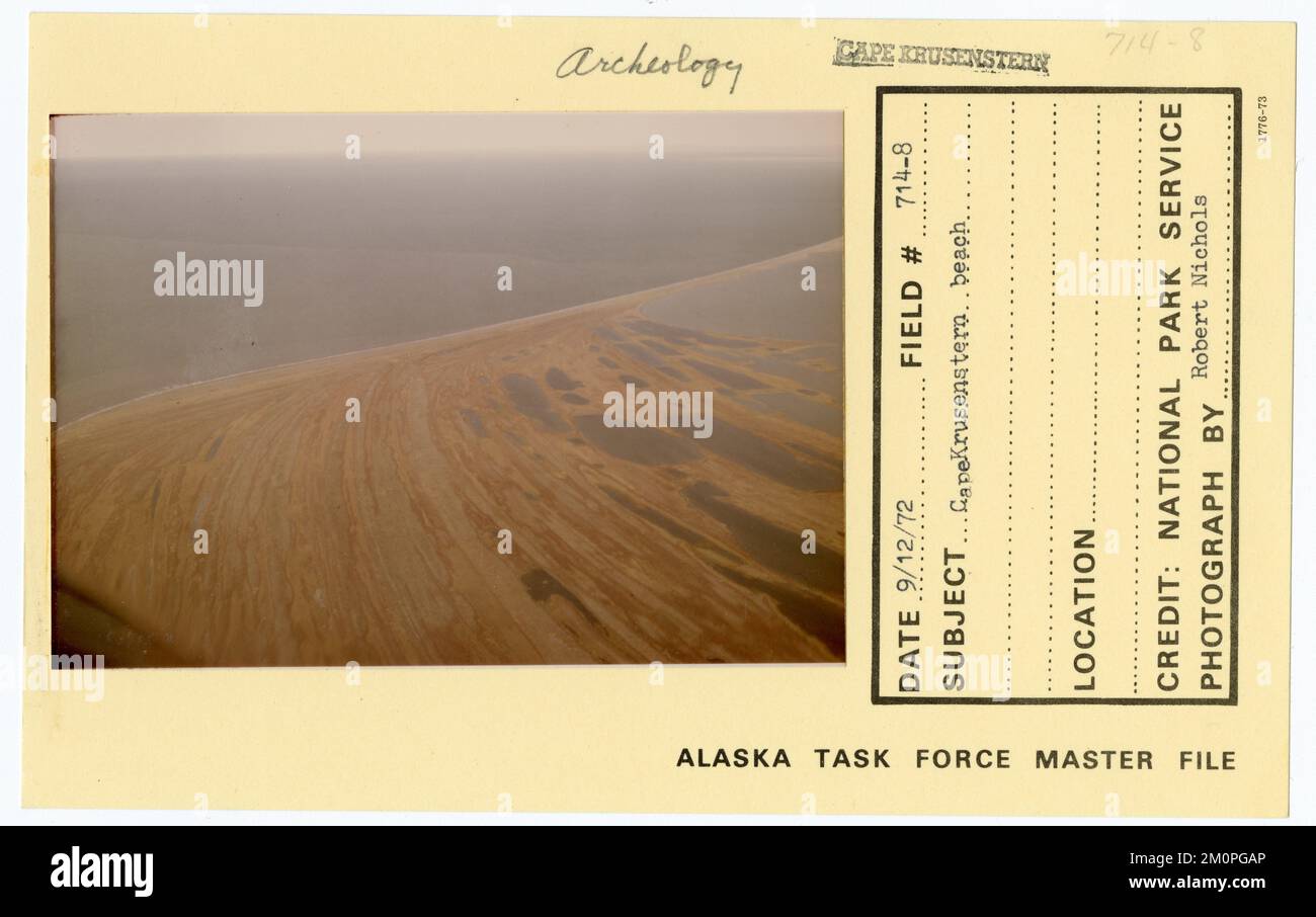 Cape Krusenstern beach. Alaska Task Force Photographs Stock Photo - Alamy