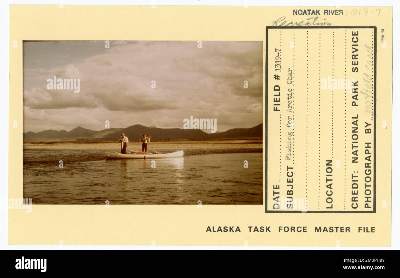 Fishing for Arctic Char. Alaska Task Force Photographs Stock Photo - Alamy