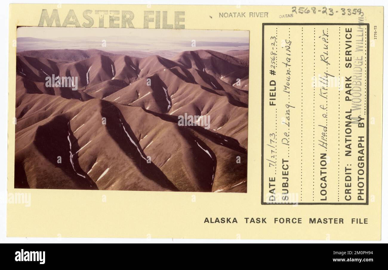 DeLong Mountains. Alaska Task Force Photographs Stock Photo - Alamy