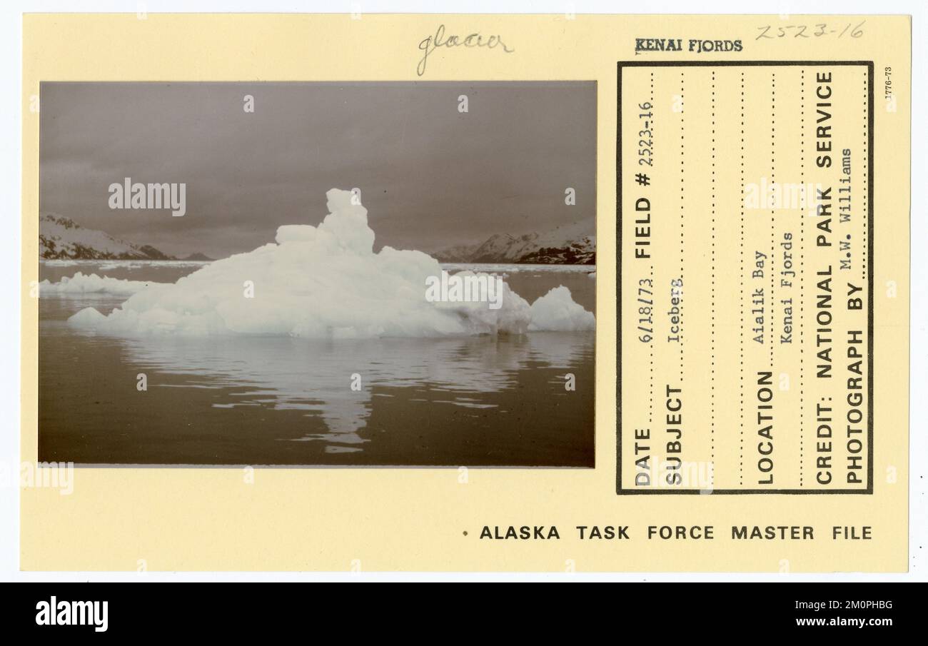 Iceberg. Alaska Task Force Photographs Stock Photo - Alamy