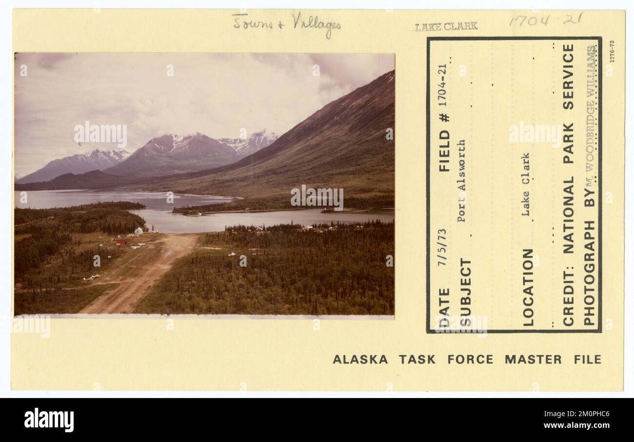 Port Alsworth. Alaska Task Force Photographs Stock Photo - Alamy