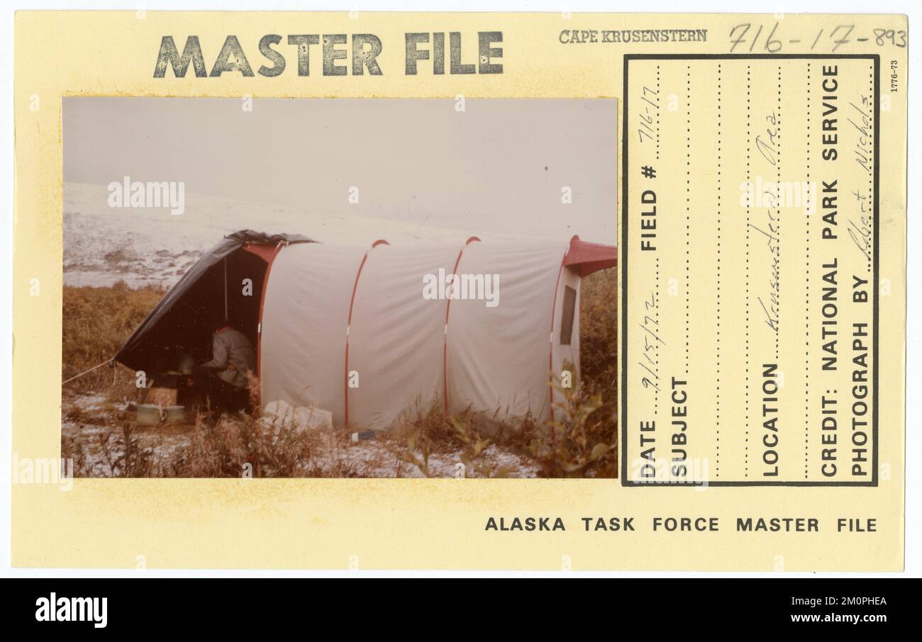 Camp. Alaska Task Force Photographs Stock Photo - Alamy