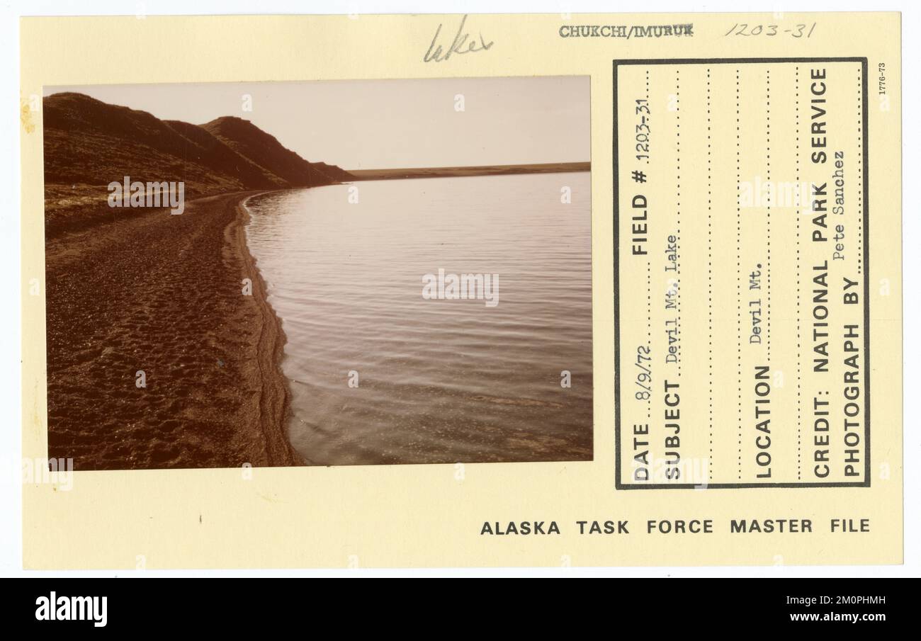 Devil Mountain Lake. Alaska Task Force Photographs Stock Photo - Alamy