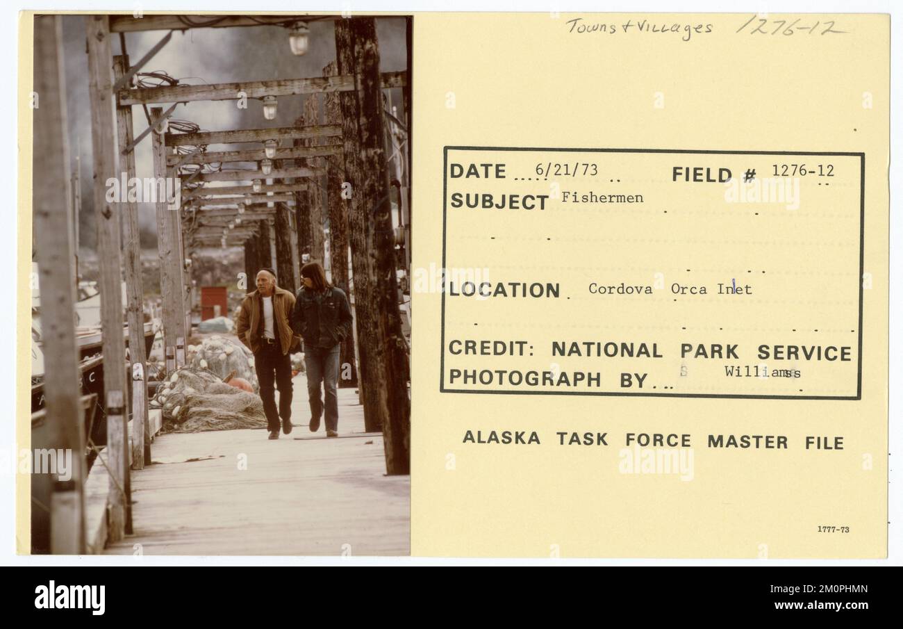Fisherman. Alaska Task Force Photographs Stock Photo - Alamy