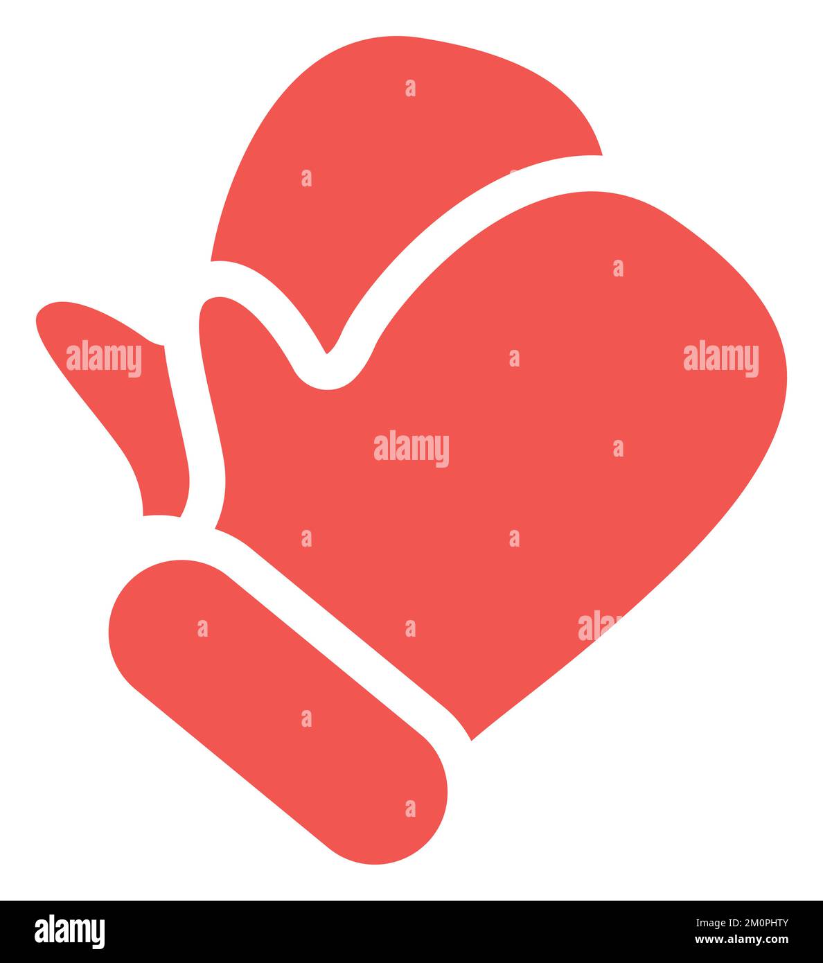 Isolated christmas winter gloves sketch icon Vector Stock Vector Image ...