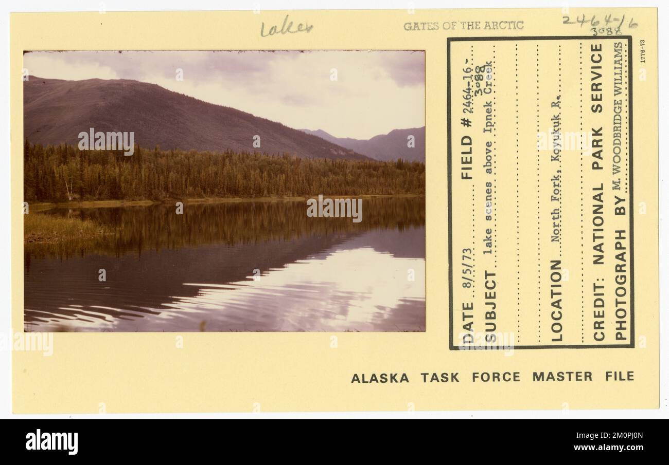 Marshall Lake. Alaska Task Force Photographs Stock Photo - Alamy