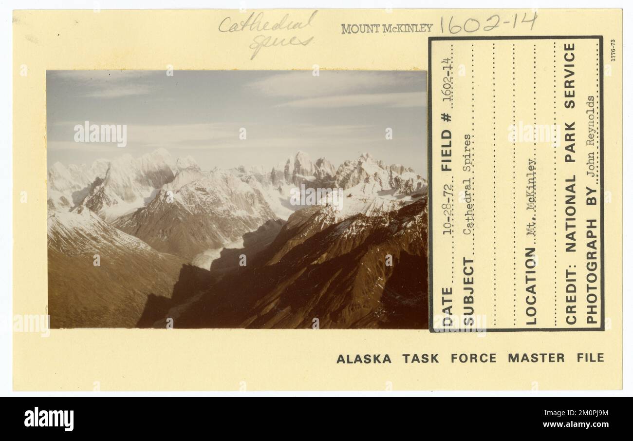 Cathedral Spires. Alaska Task Force Photographs Stock Photo - Alamy