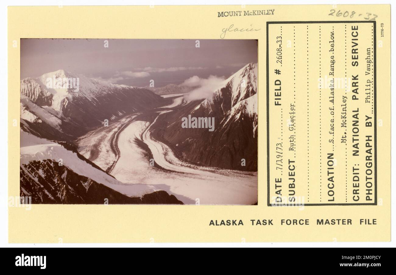 Ruth Glacier. Alaska Task Force Photographs Stock Photo - Alamy